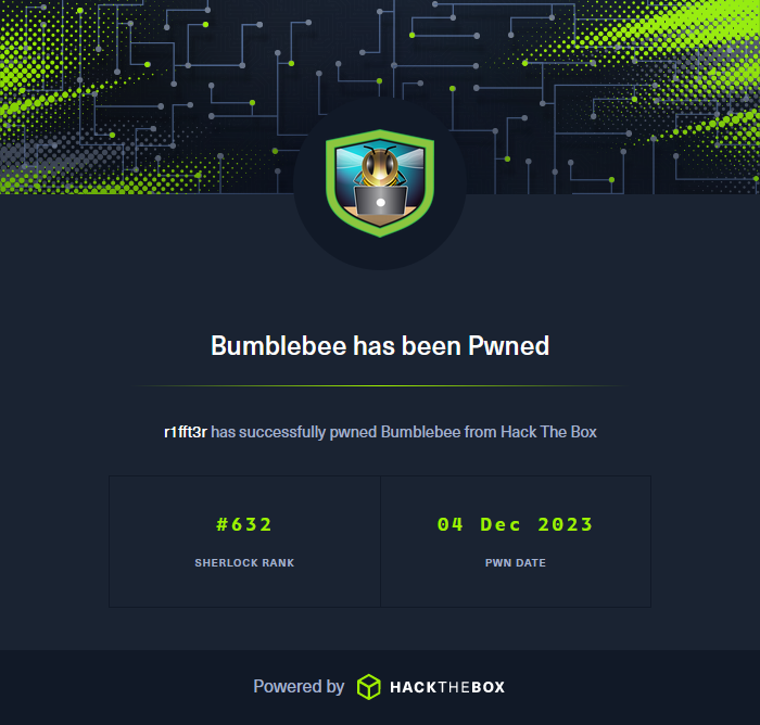 Bumblebee | WR1T3-UPS